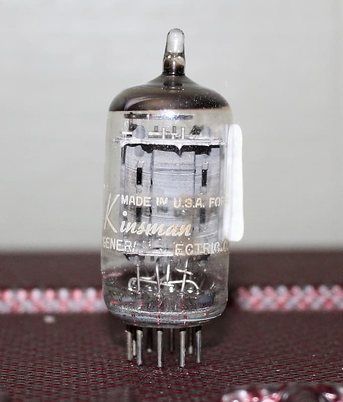 GE 12AX7 ECC83 LONG PLATE HALO GETR TIGHT BALANCE TEST NOS+ | Reverb