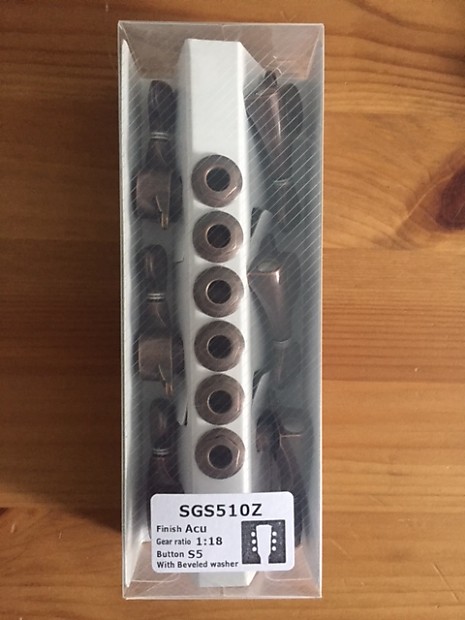 Gotoh 510 mini 1:18 aged copper tuners | Reverb