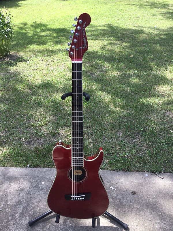 Fender Santa Rosa 1989 Red | Reverb