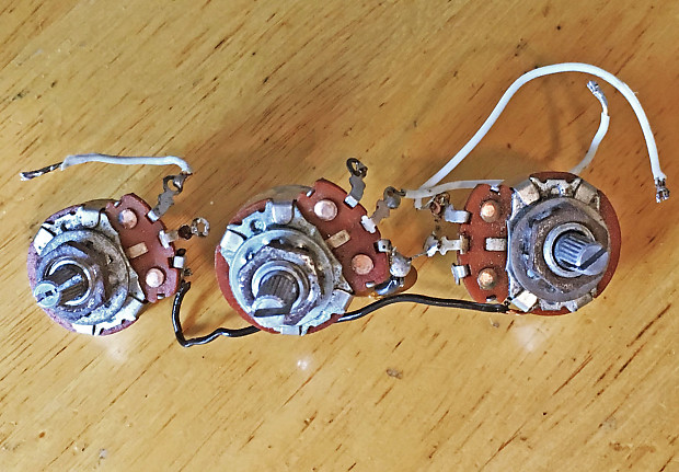 1974 / 1975 Fender Stratocaster Volume and Tone Pots, | Reverb