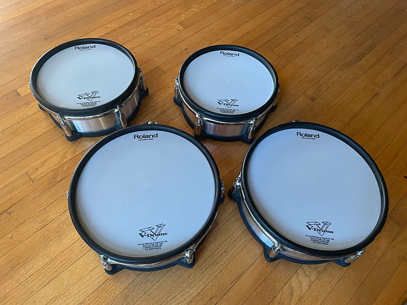 FOUR PACK Roland PD-125x 12" + PD-105x 10" Mesh V Drum PD105 | Reverb