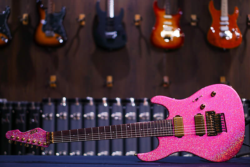 ESP M seven twinkle pink hiendguitar special run | Reverb