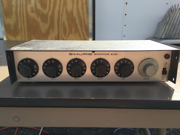 Shure Microphone Mixer 1980's | Reverb UK