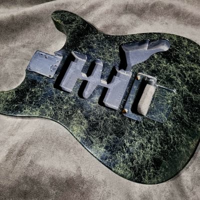 90's Fender HM Stratocaster Guitar Body - Blackstone - Heavy | Reverb