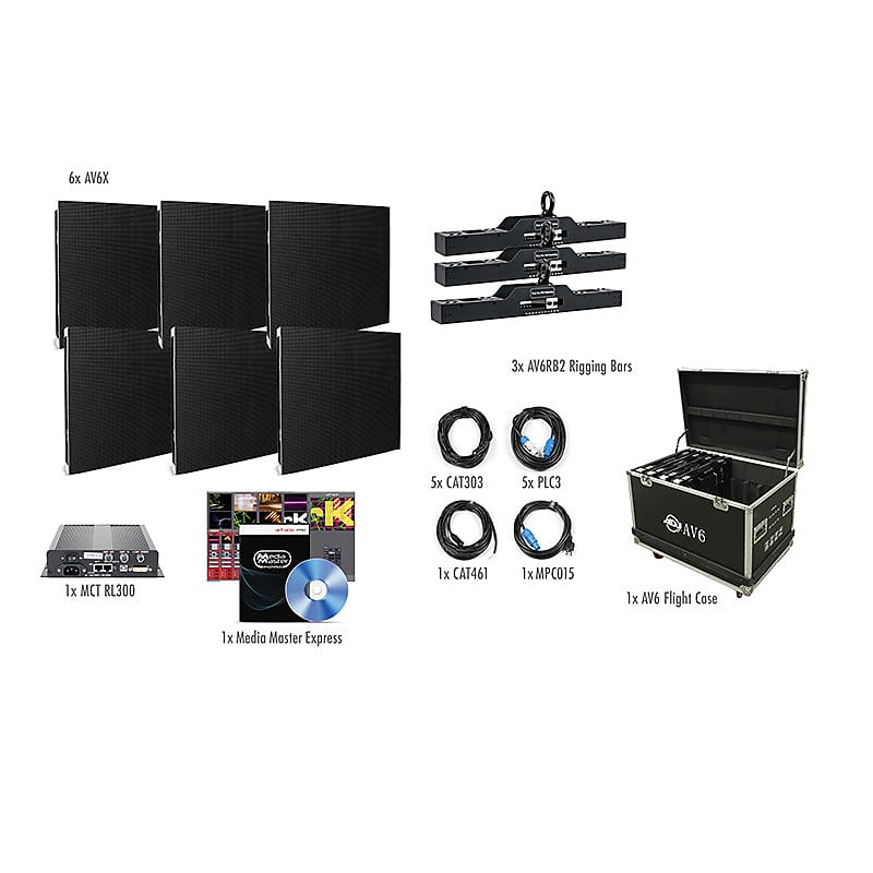 American DJ AV6X3x2 6 x AV6X 3 x AV6RB2 Rigging Bars etc | Reverb
