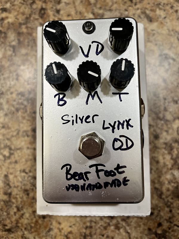 Bearfoot FX Silver Lynx OD 2022 Silver | Reverb