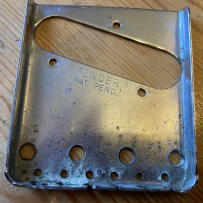Fender Telecaster 1959 original Top Loader Bridge - modified | Reverb