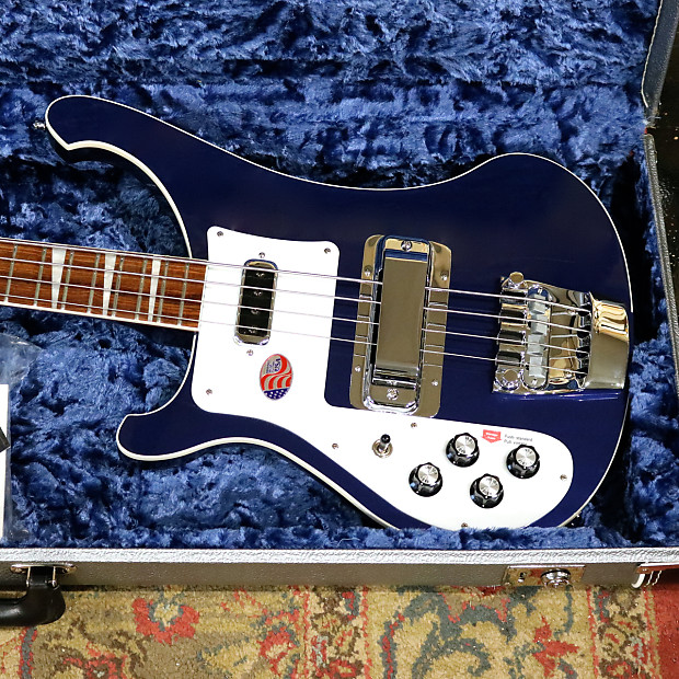 2017 Rickenbacker 4003 Left Handed- Midnight Blue | Reverb