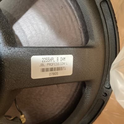 JBL 2255HPL 15" Low Frequency Driver for Vertec 4889 90's | Reverb
