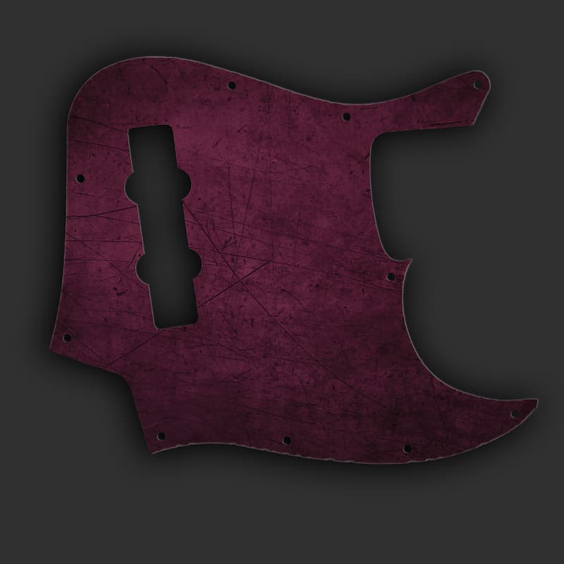 Unique Fender Jazz Bass pickguard 3 Ply (W/B/W) 10 mounting | Reverb