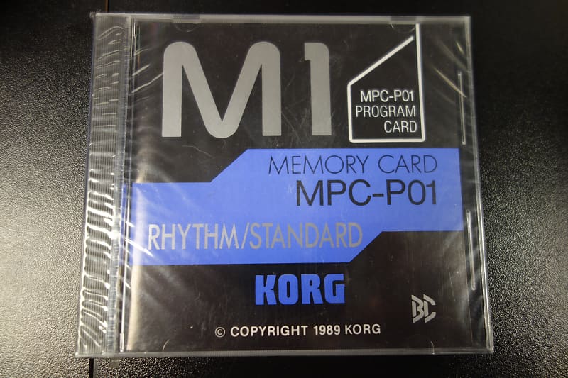 Korg MPC-P01 Memory Card M-1 Rythm / Standard 1989 | Reverb