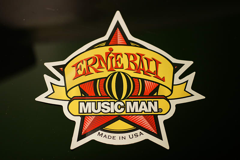 Ernie Ball Music Man Guitar Strings Authentic Vinyl Sticker | Reverb