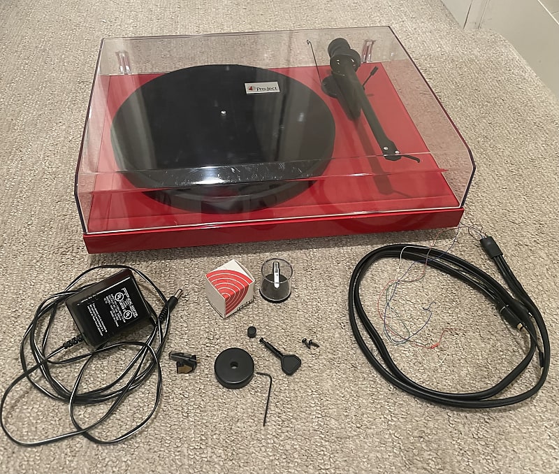 Pro-Ject Debut III Turntable 2011 - Red - Parts | Reverb