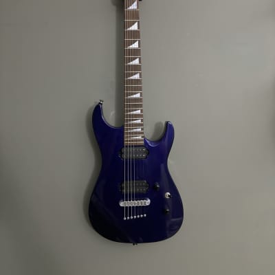 Jackson DR7 7 String Dinky 2000s - Blue | Reverb