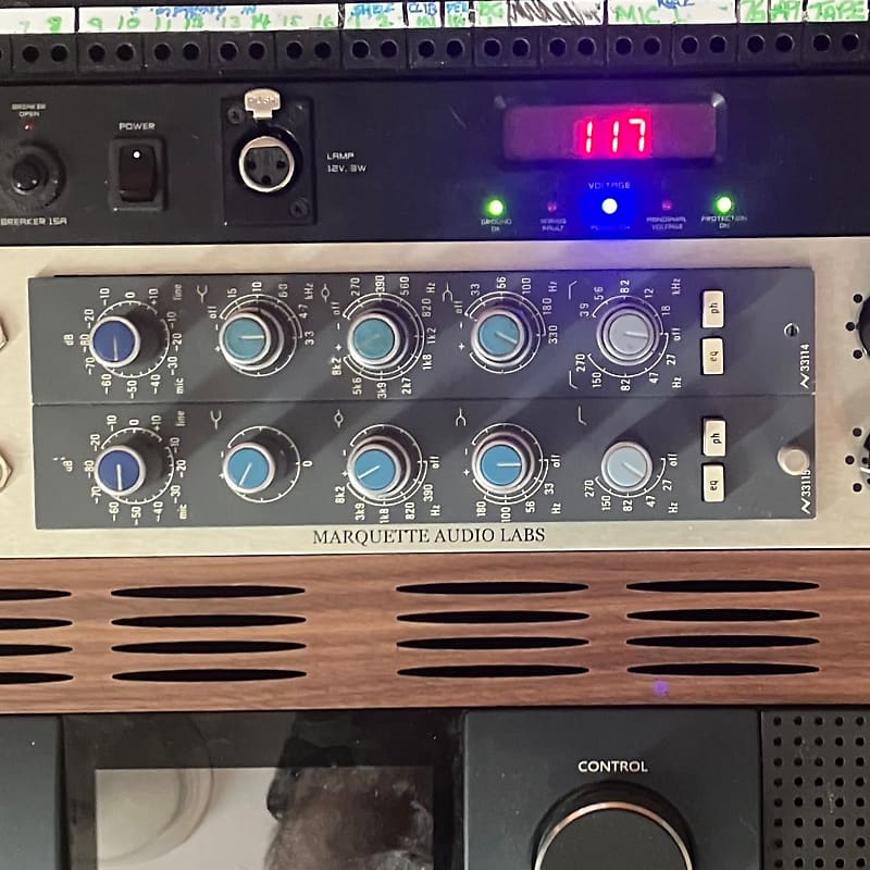 Vintage Neve 33114 & 33115 racked | Reverb