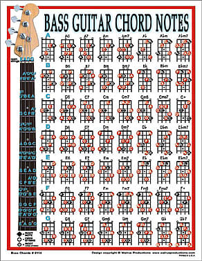 Bass Laminated Chart | Reverb