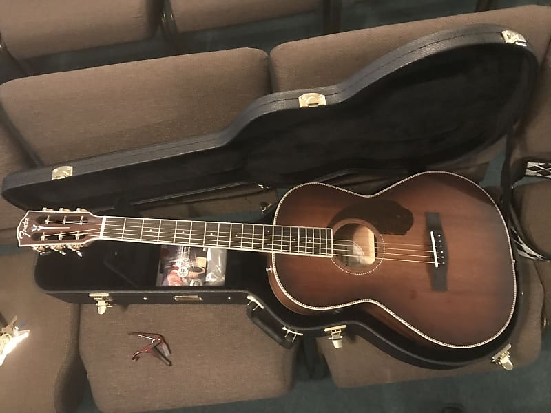 Fender PM-2E Paramount Parlor All Mahogany Limited Edition | Reverb