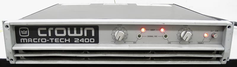 Crown MA2400 Macro-Tech 2400 Power Amplifier | Reverb