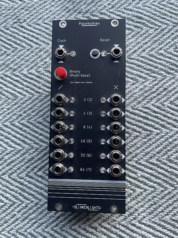 ASCII/Blinkenlights Polyrhythms 2020s - Black | Reverb