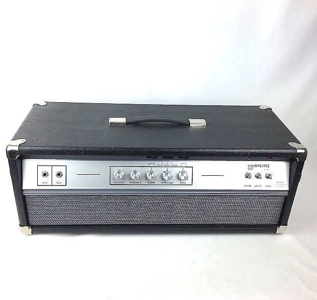 Ampeg V4B - 1970s Black/Silver Face | Reverb