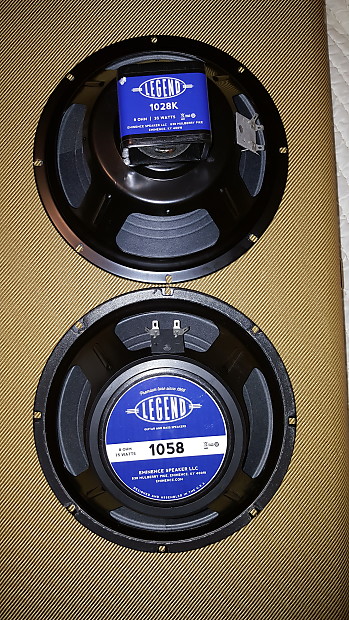 Eminence 10" Pair 1028k Alnico and 1058 Ceramic | Reverb