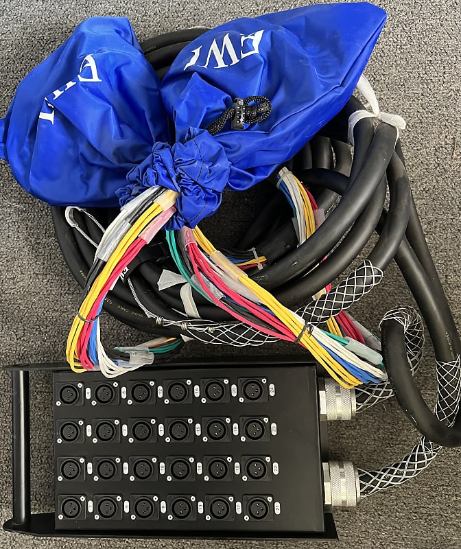 EWI 24 Channel XLR mic splitter box with 15' and 30' | Reverb