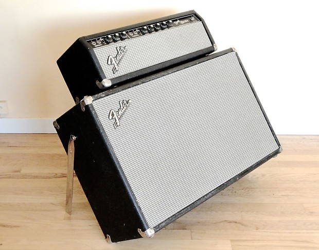 1965 Fender Bandmaster Blackface Piggyback Vintage | Reverb Canada