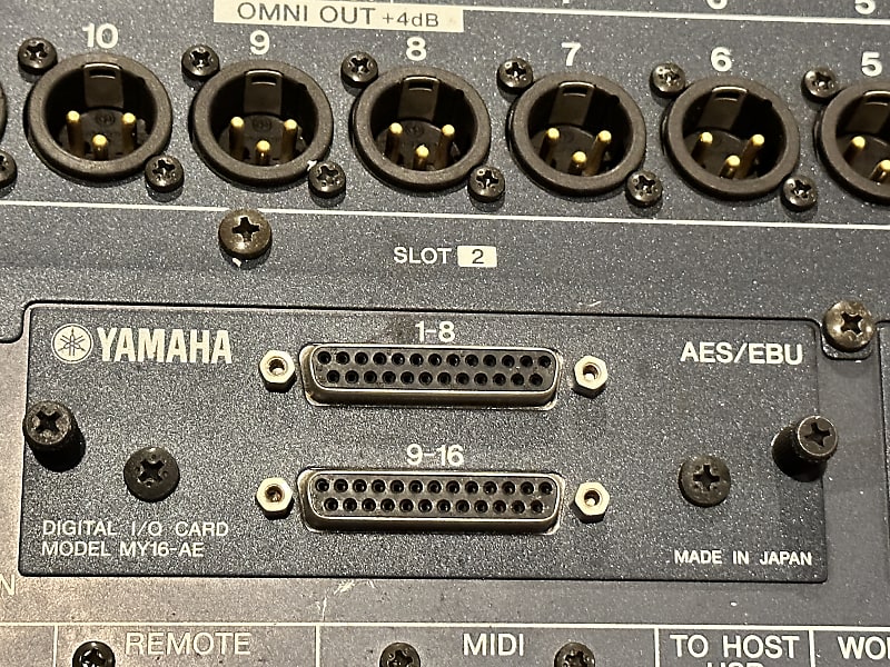 Yamaha MY16AE 16 Channel AES/EBU Interface Card with DB25 | Reverb