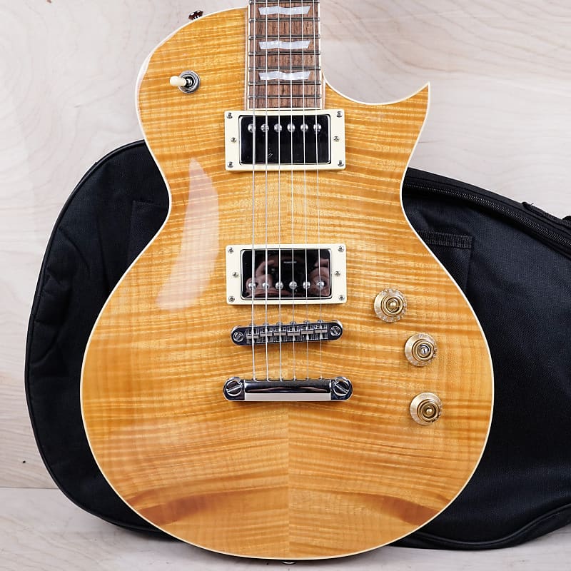ESP LTD EC-256 FM 2014 Vintage Natural w/ Bag | Reverb