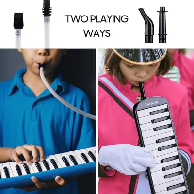32 Keys Double Tubes Mouthpiece Air Piano Keyboard Musical | Reverb