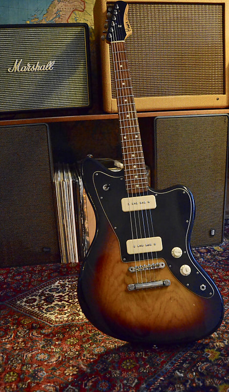 Haar JM Semi Hollow Jazzmaster Light Relic 2015 Sunburst | Reverb