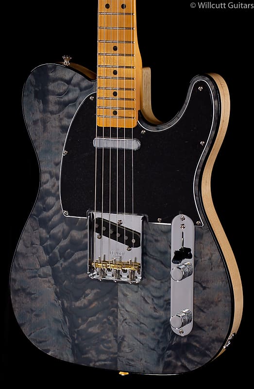 Fender Rarities Quilt Maple Top Telecaster® Blue Cloud (453) | Reverb