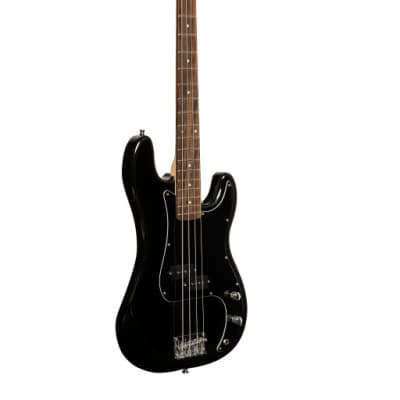 Stagg Standard P-style Electric Bass Guitar In Timeless Black | Reverb