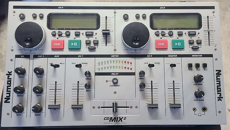 Numark MIX2 Mixer with Dual CD Player | Reverb
