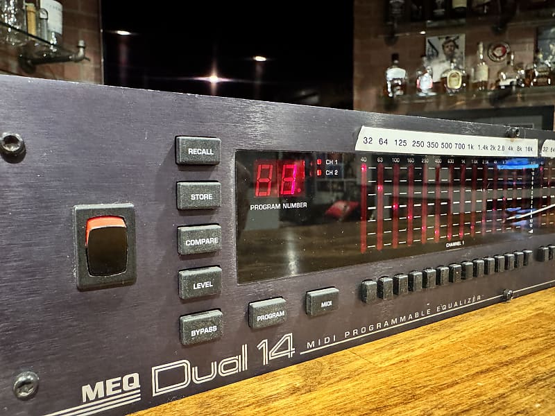 1991 DigiTech MEQ Dual 14 Two-Channel Equalizer - ROCKMAN | Reverb