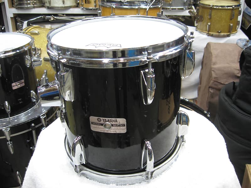 Yamaha 10X10" 8000 rack tom (10153-10173) 80's - Black | Reverb