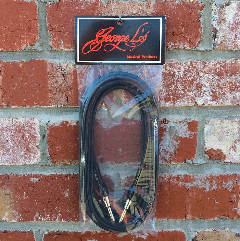 George L's 225 20ft Cable Black Pre Packaged GLPP22520 | Reverb