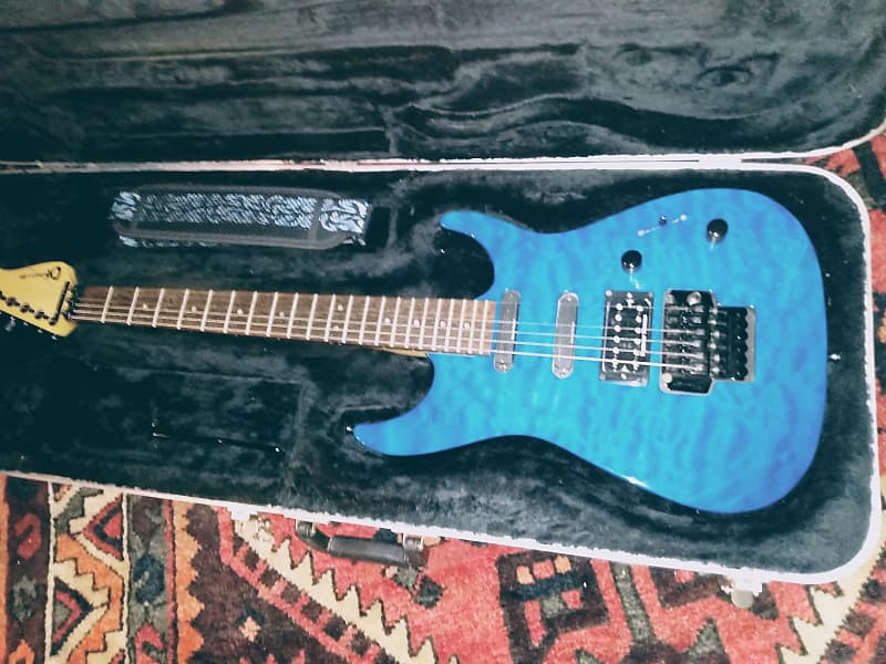 Charvel superstrat - blue | Reverb
