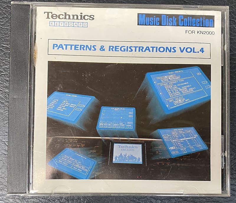 Technics Patterns & Registrations Vol 4 Disk for KN2000 | Reverb