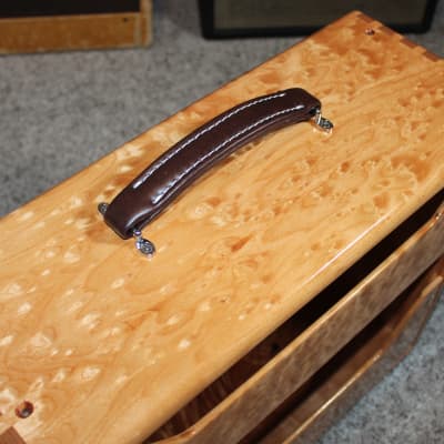 Custom Fender Princeton Reverb CABINET in Curly Maple | Reverb