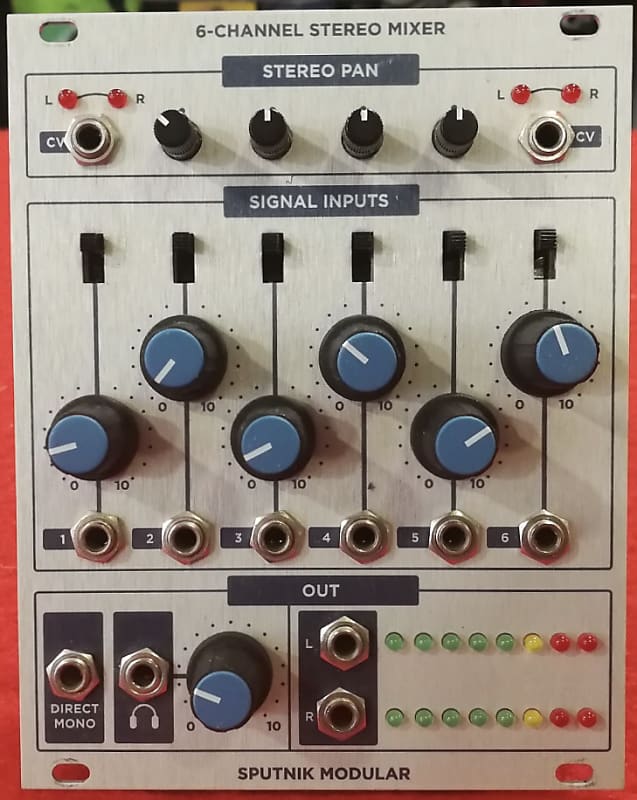 Sputnik Modular 6 Channel Stereo Mixer | Reverb UK