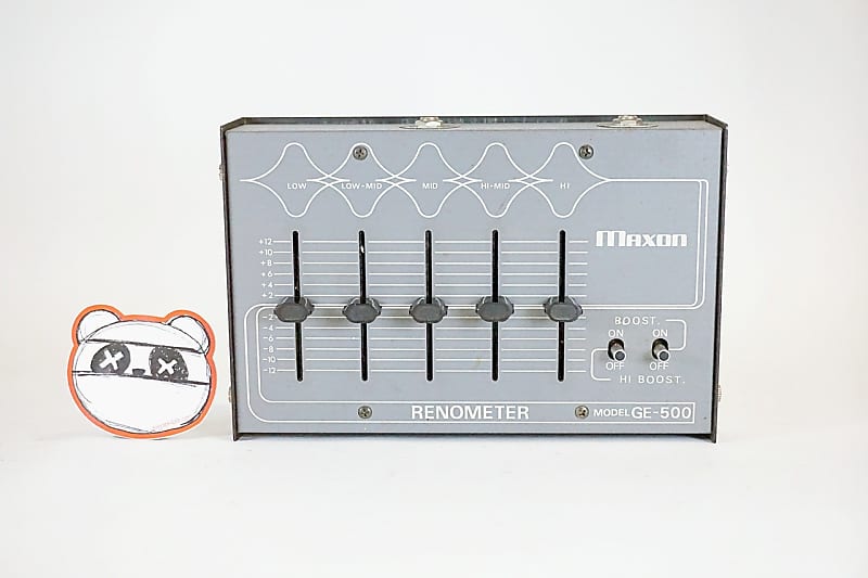 Maxon GE-500 Renometer | Vintage 1970s Graphic EQ | Reverb