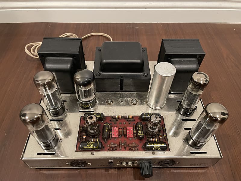 Dynaco Stereo 70 Tube Power Amplifier Chrome | Reverb