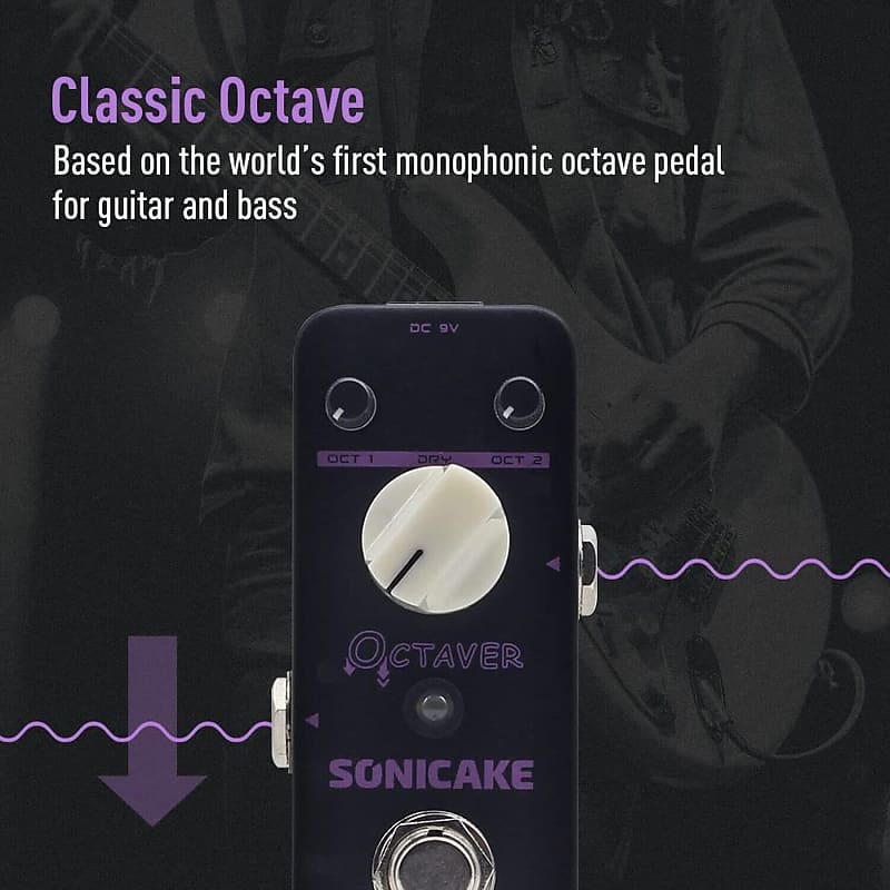SONICAKE Octave Guitar Pedal Octave Pedal Guitar Effects | Reverb