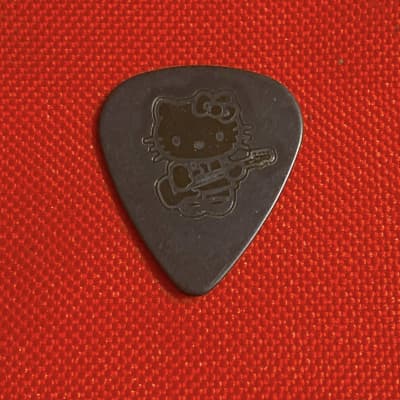 Hello Kitty Guitar Pick SHADOW BLACK Sanrio Fender SUPER RARE | Reverb