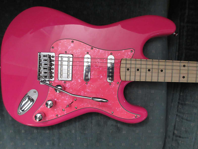 ~Cashified~ Kramer Stratocaster-Style Pink Rock 'n' Roller | Reverb