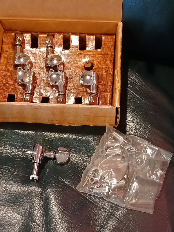 Grover 405c6 Tuning Pegs - Chrome | Reverb