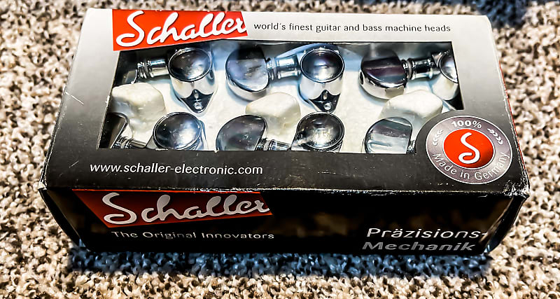 Schaller M6 3X3 precision tuning machines Chrome | Reverb