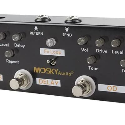 Mosky Audio SOL918 5 in 1 Multi-effect with Overdrive* | Reverb