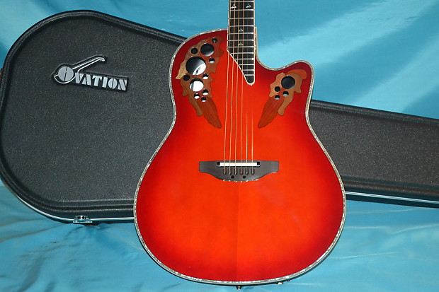Ovation Elite C2078AX with Hard Shell Case, Made in Korea | Reverb